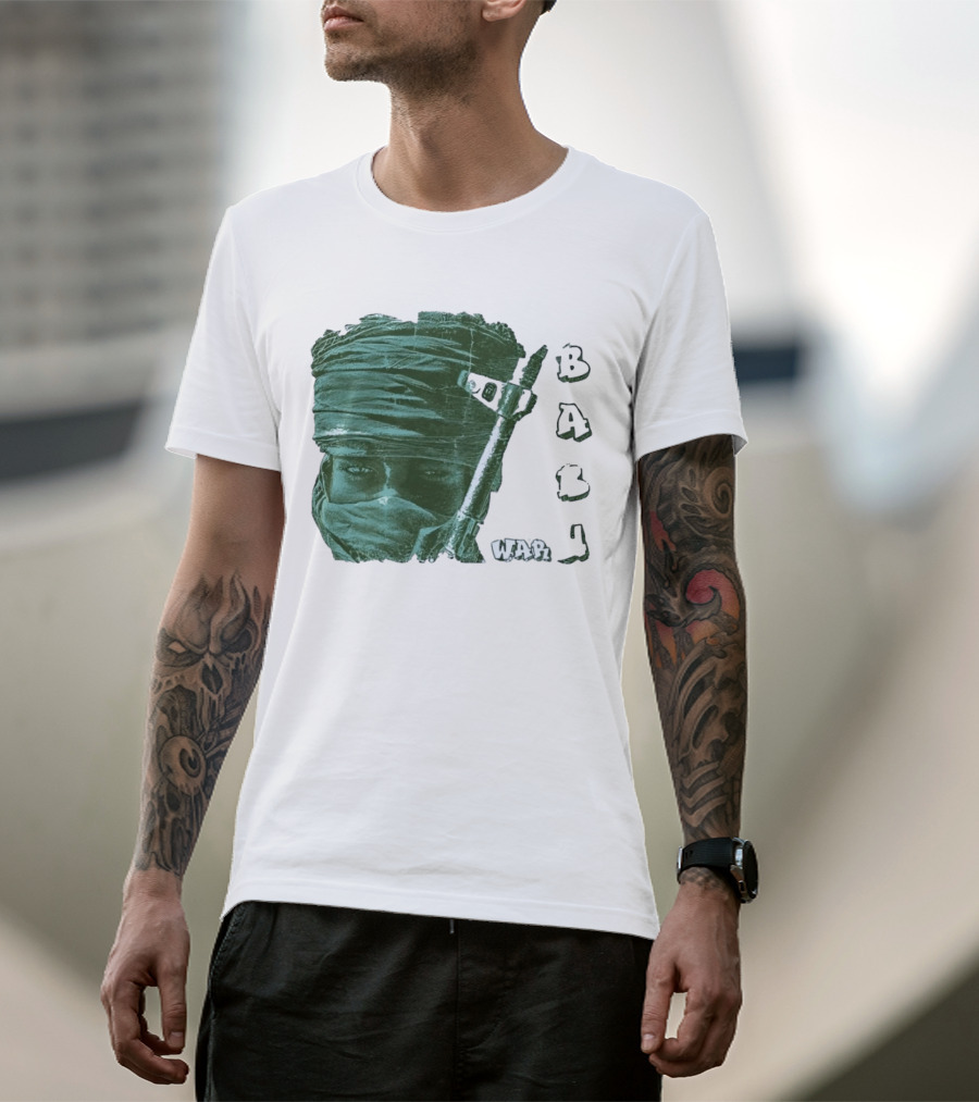War Baby Soldier With Rifle And Turban T-Shirt