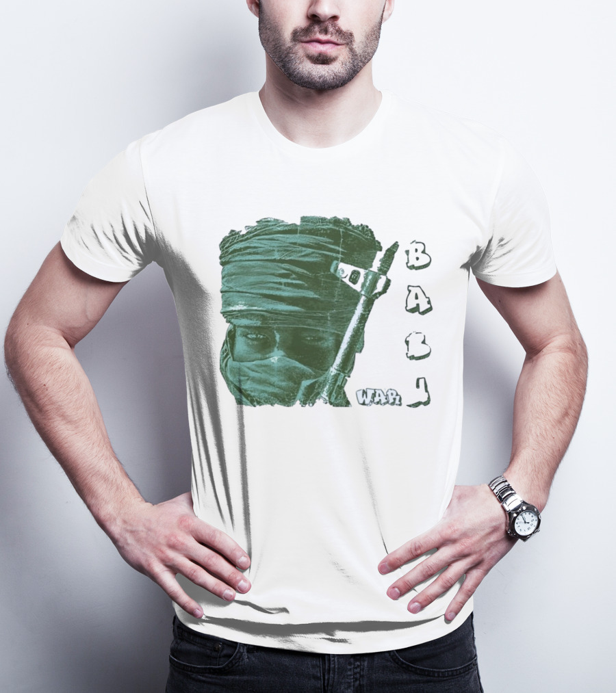 War Baby Soldier With Rifle And Turban T-Shirt