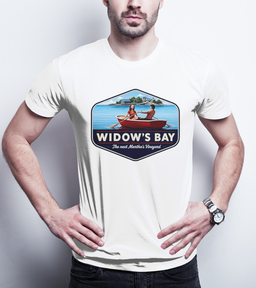 Widow's Bay Scenic Boating Couple The Next Martha's Vineyard T-Shirt