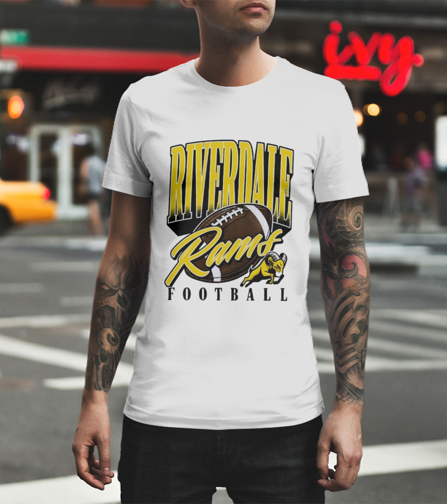 Riverdale Rams Football Varsity Sports Team T-Shirt