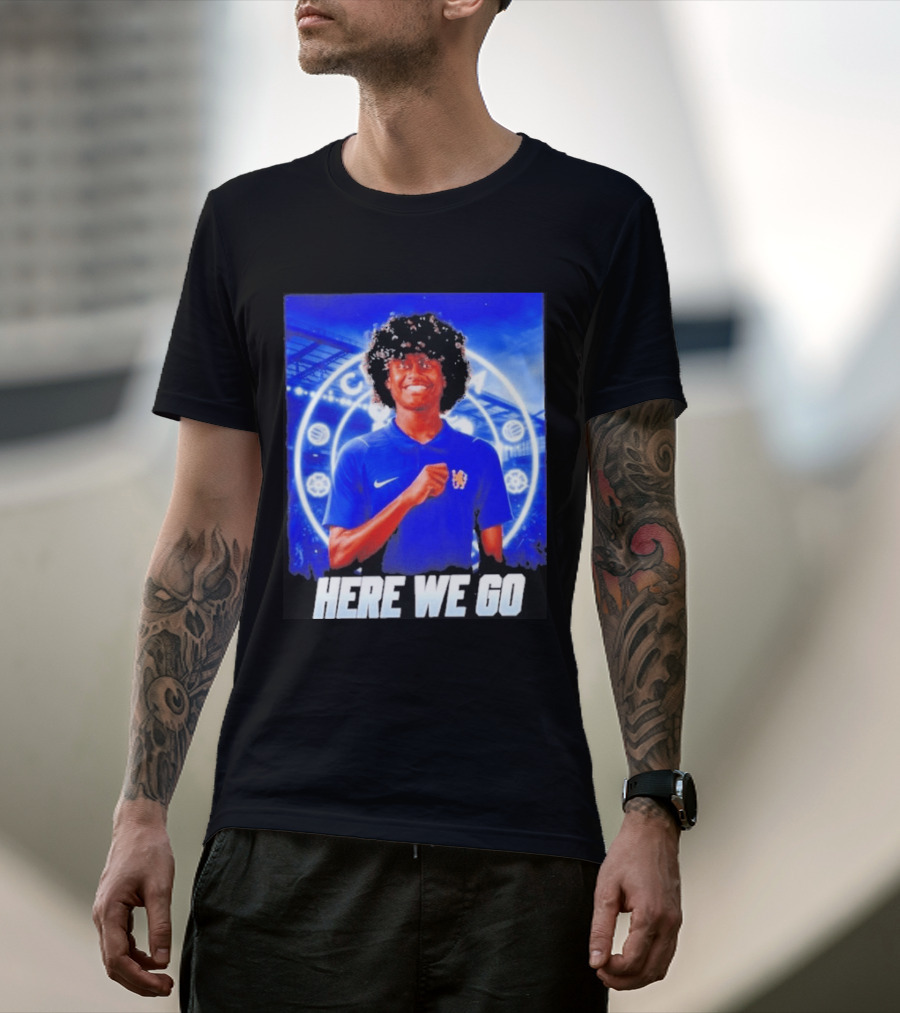 Benji Flowers Chelsea Football Here We Go T-Shirt