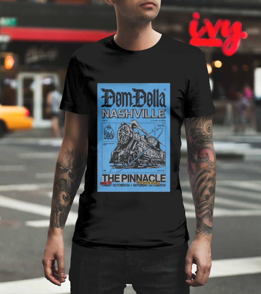 Dom Dolla Nashville The Pinnacle 2026 Final Tix New Show Added October 23 24 T-Shirt