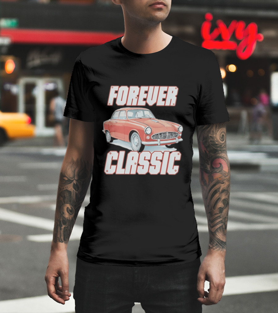 Forever Classic Volvo P1800 Vintage Car T-Shirt