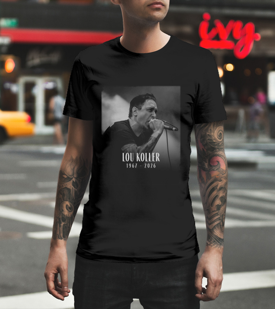 Lou Koller 1967 2026 Vocal Microphone Performance T-Shirt