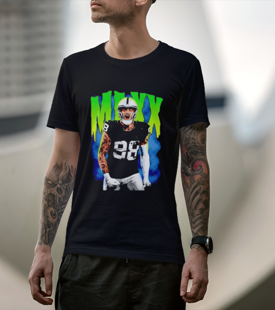 Maxx Crosby 98 Las Vegas Raiders Football Player Jersey T-Shirt