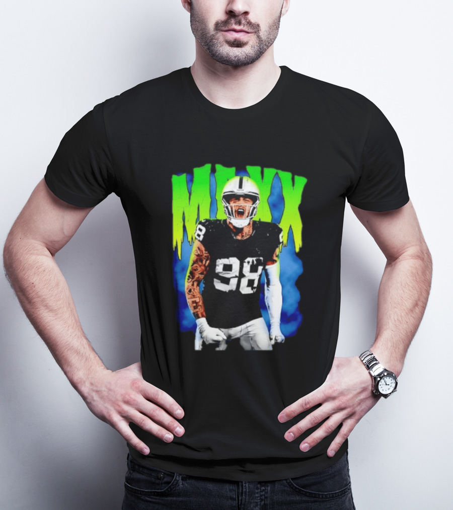 Maxx Crosby 98 Las Vegas Raiders Football Player Jersey T-Shirt