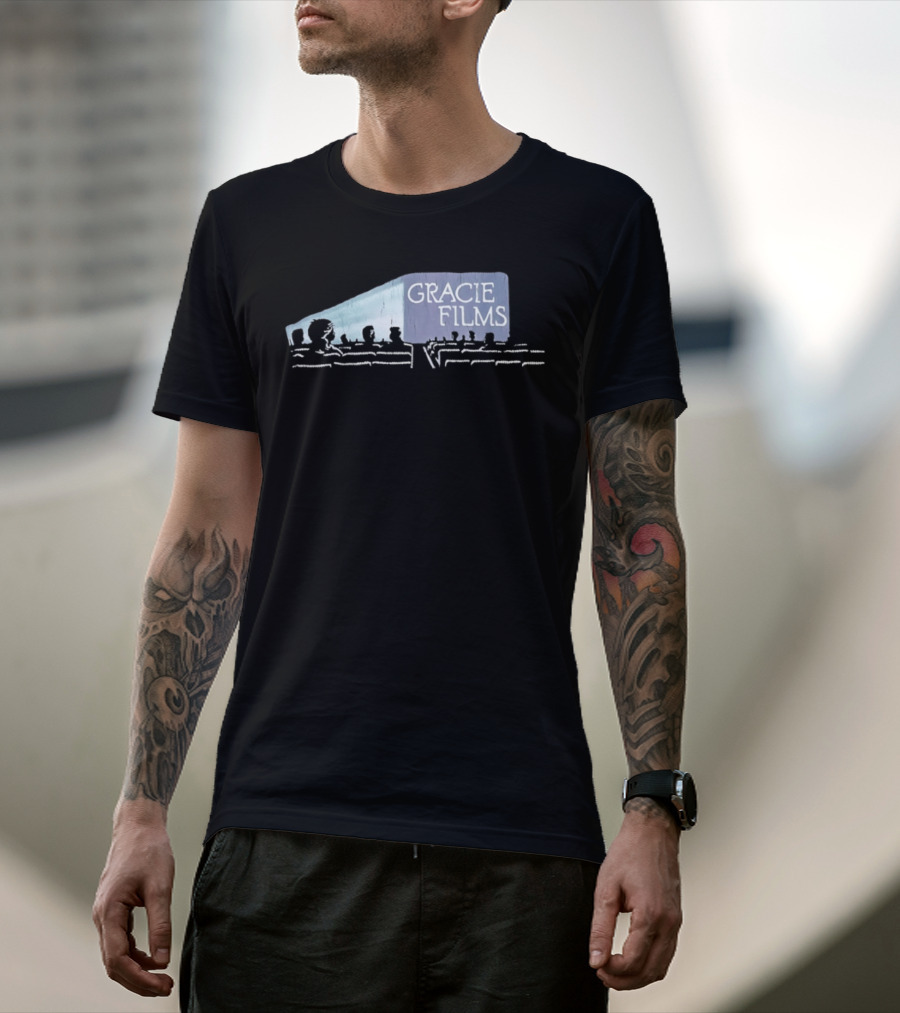 Gracie Films Cinema Screen The Simpsons Movie Theater Comedy Television T-Shirt