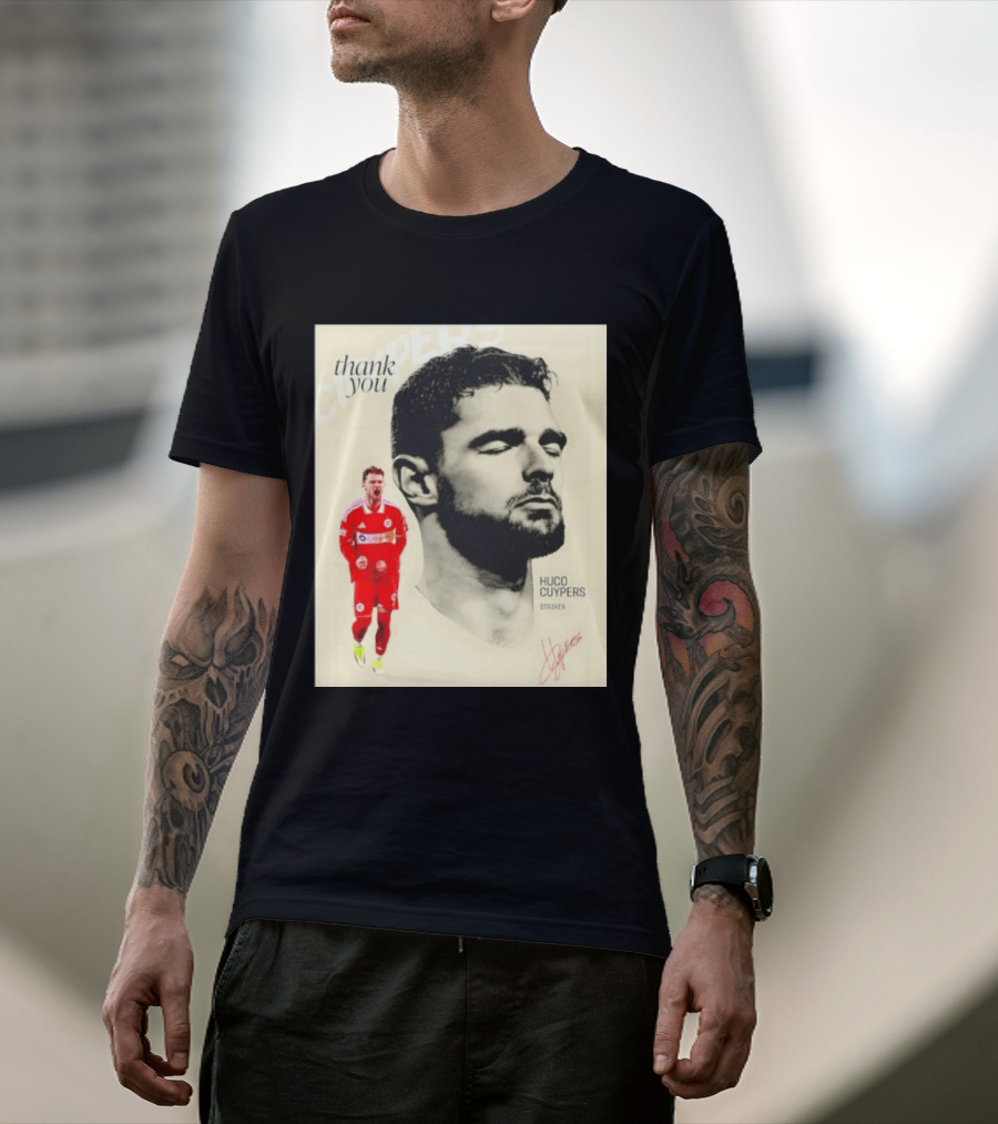 Hugo Cuypers Striker Thank You Chicago Fire FC T-Shirt