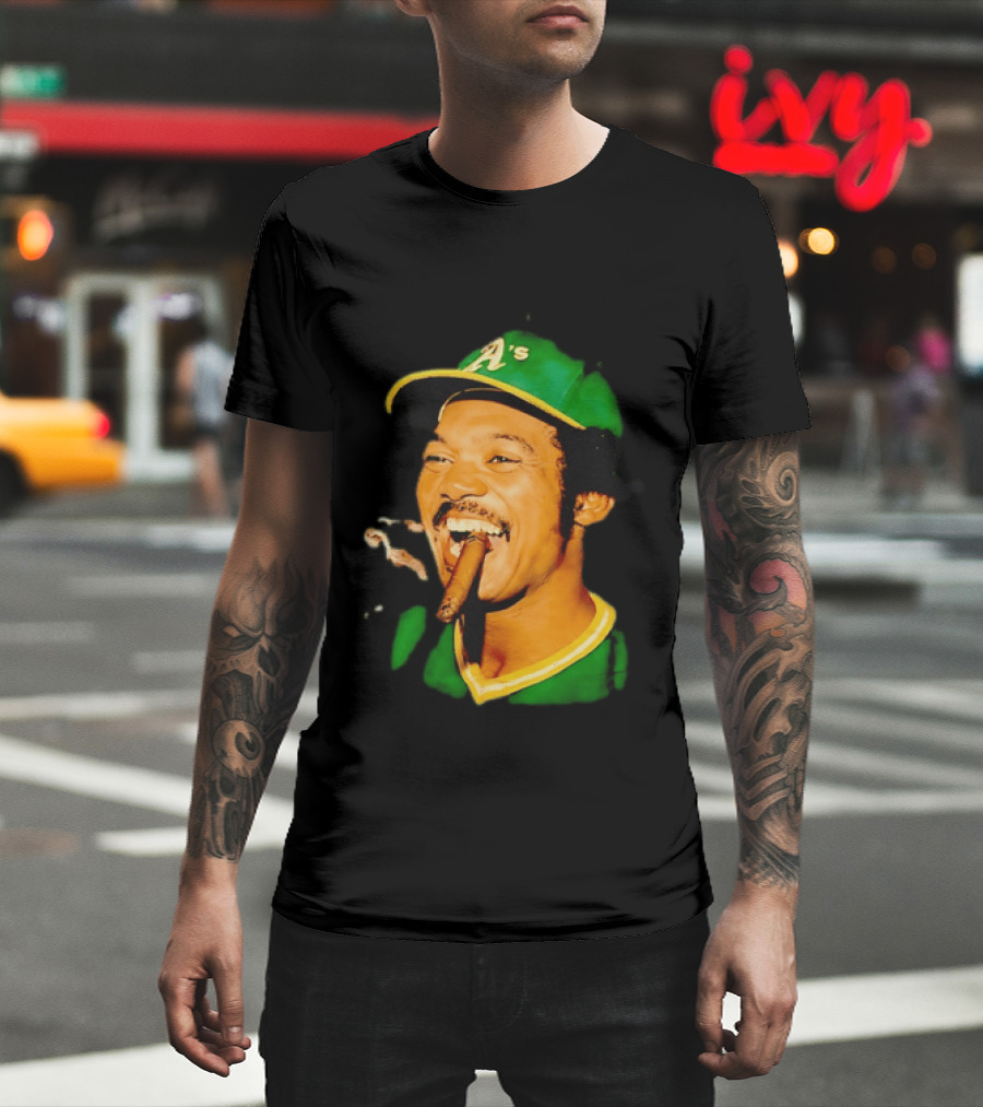 Reggie Jackson Mr October Oakland Athletics Vintage 70s Baseball Legend T-Shirt