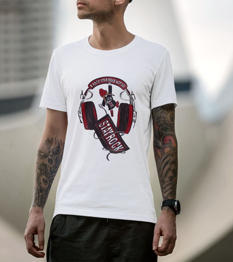 Stay Rock A Rock Star Does Not Age Music Lover T-Shirt
