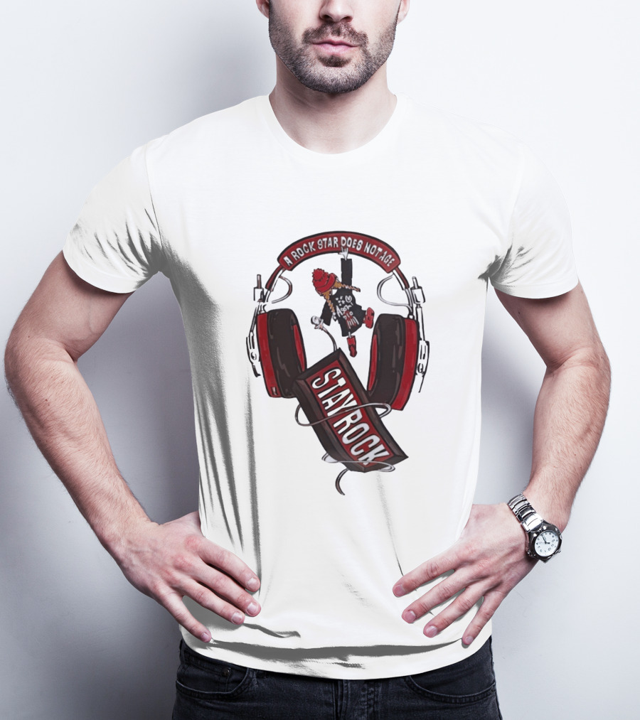 Stay Rock A Rock Star Does Not Age Music Lover T-Shirt