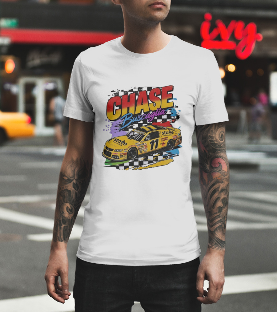 Chase Buscaglia Stave Racing Car 11 Bootleg T-Shirt