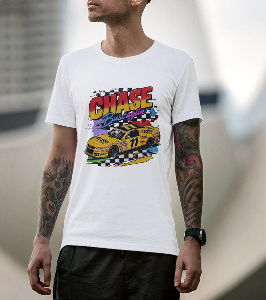 Chase Buscaglia Stave Racing Car 11 Bootleg T-Shirt