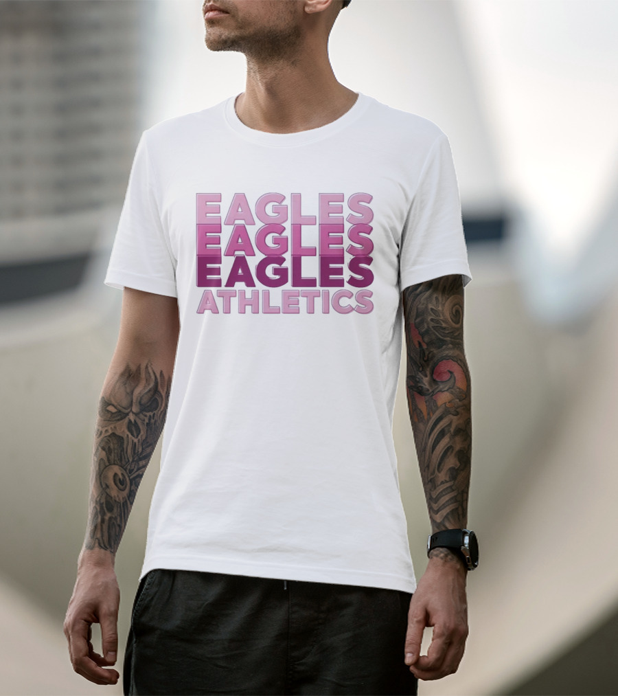 Eagles Athletics Pink Ombré T-Shirt