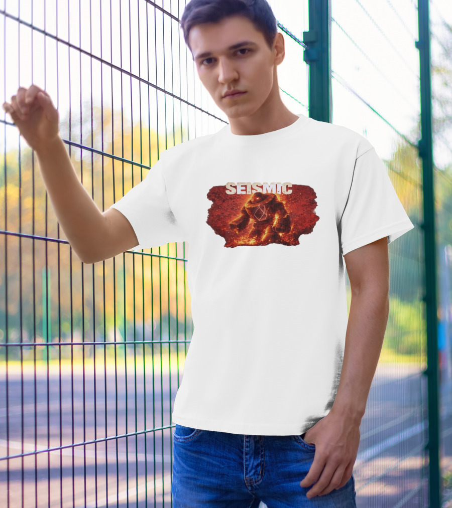 Seismic Magnitude Lava Golem Erupts With Power T-Shirt