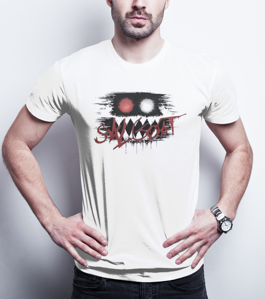 SK Goat Distressed Streetwear Urban Edgy Graffiti T-Shirt