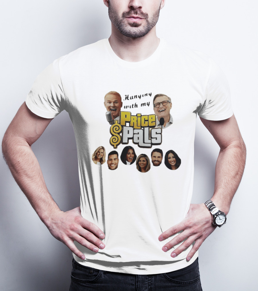 Hanging With My Price Pals Vintage Game Show Host Friends T-Shirt