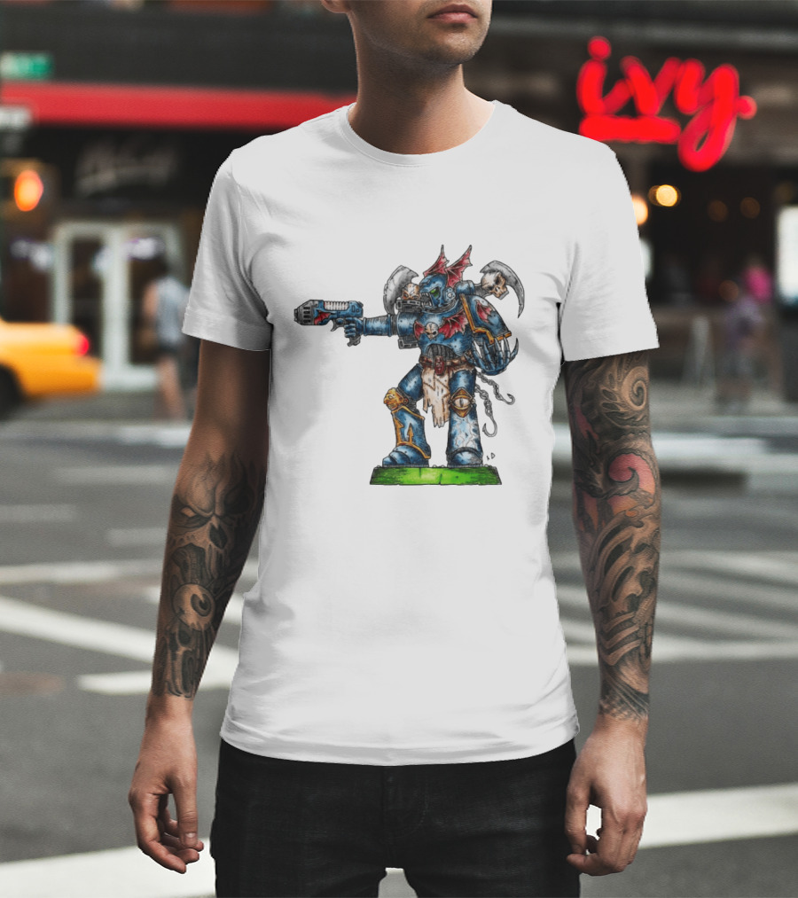 Warhammer 40K Night Lords Chaos Space Marine By Niklas Wistedt T-Shirt