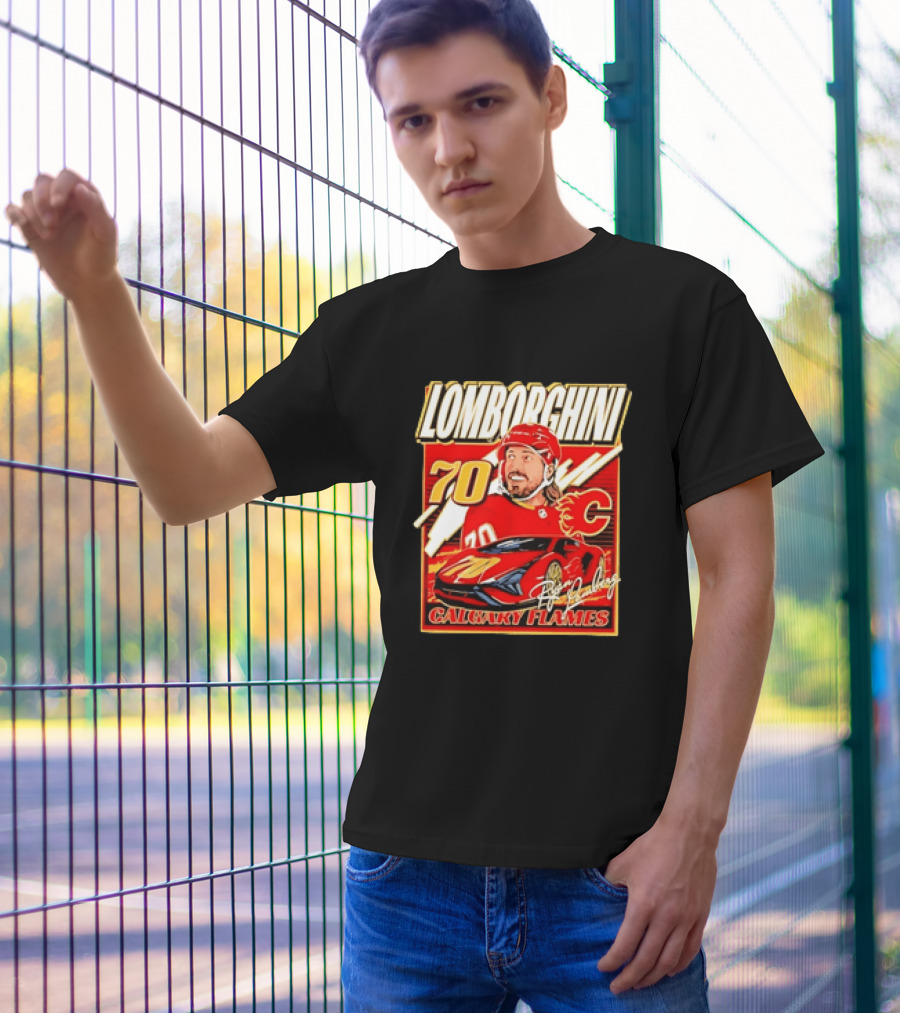 Lomborghini Ryan Lomberg 70 Calgary Flames T-Shirt