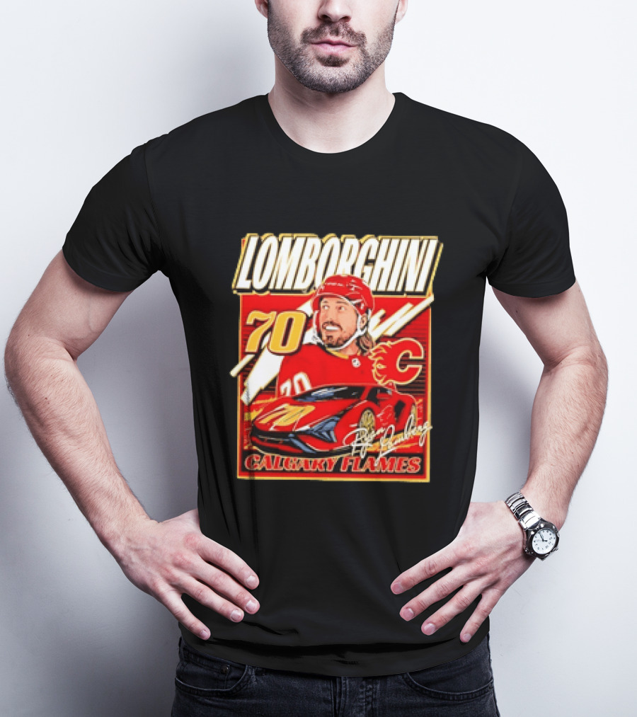 Lomborghini Ryan Lomberg 70 Calgary Flames T-Shirt