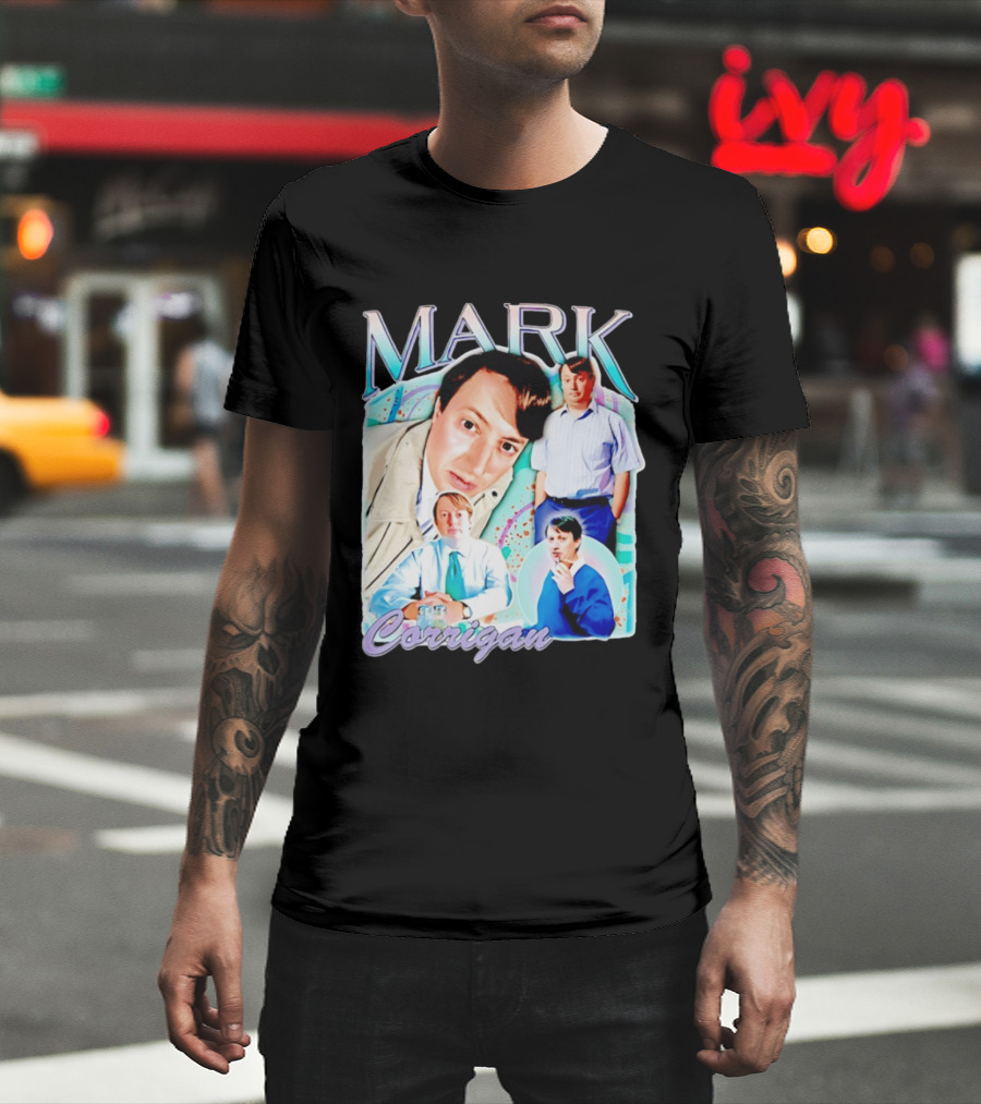 Mark Corrigan Peep Show Character Collage T-Shirt