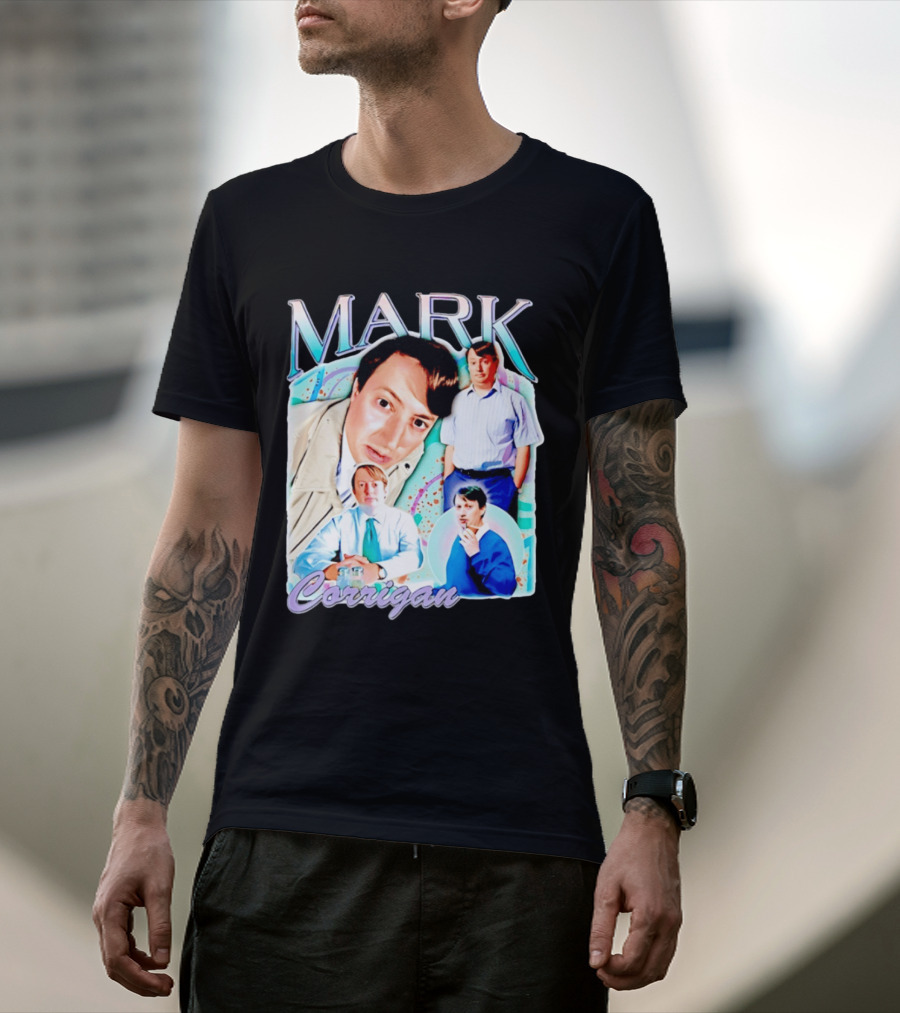 Mark Corrigan Peep Show Character Collage T-Shirt