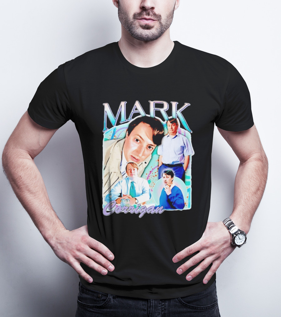 Mark Corrigan Peep Show Character Collage T-Shirt