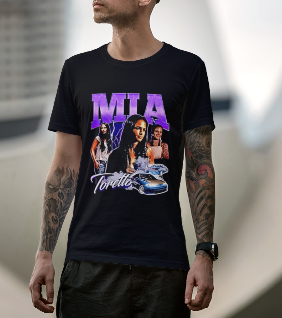 Mia Toretto Fast And Furious Movie Character Car Scene T-Shirt