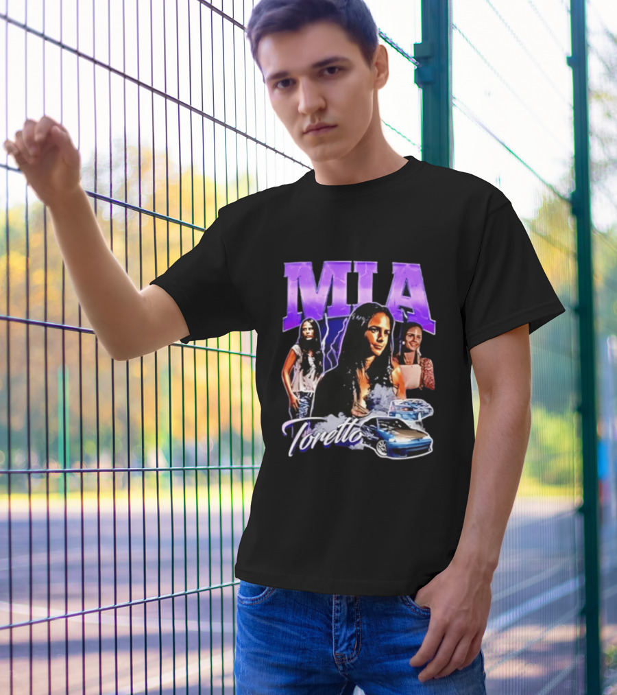 Mia Toretto Fast And Furious Movie Character Car Scene T-Shirt