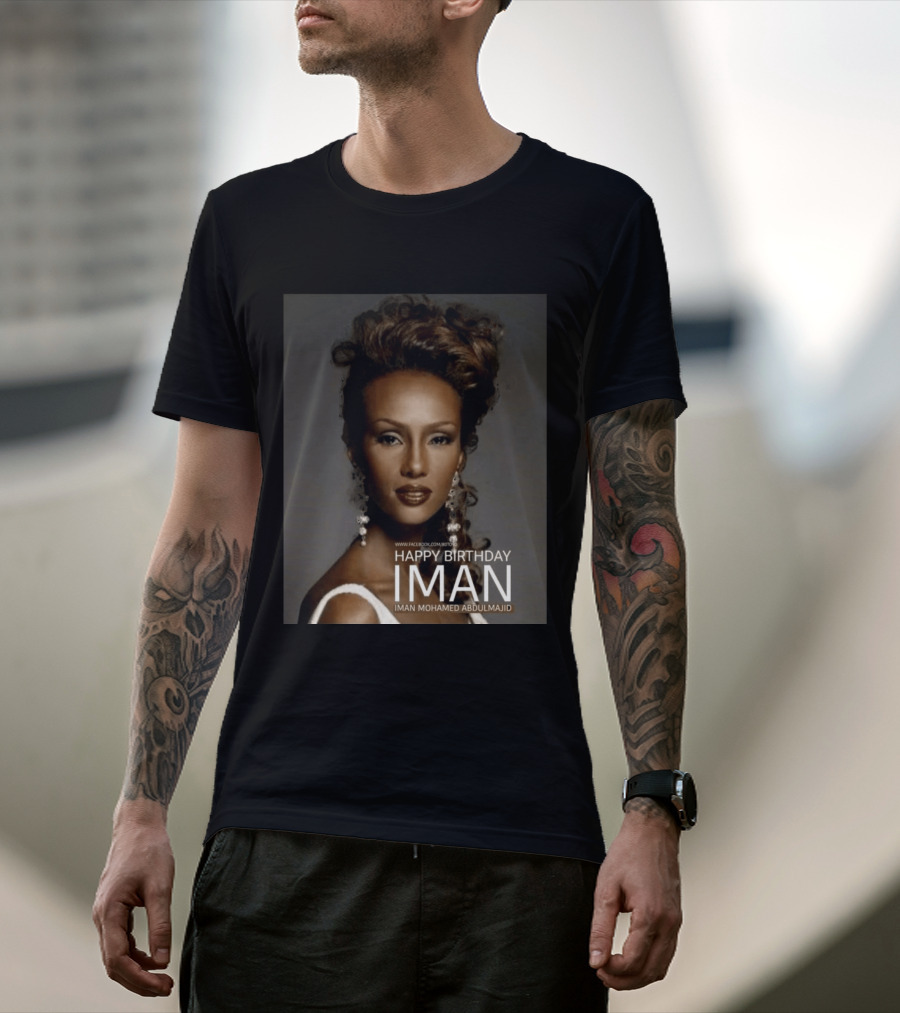 Happy Birthday Iman Mohamed Abdulmajid Celebration T-Shirt
