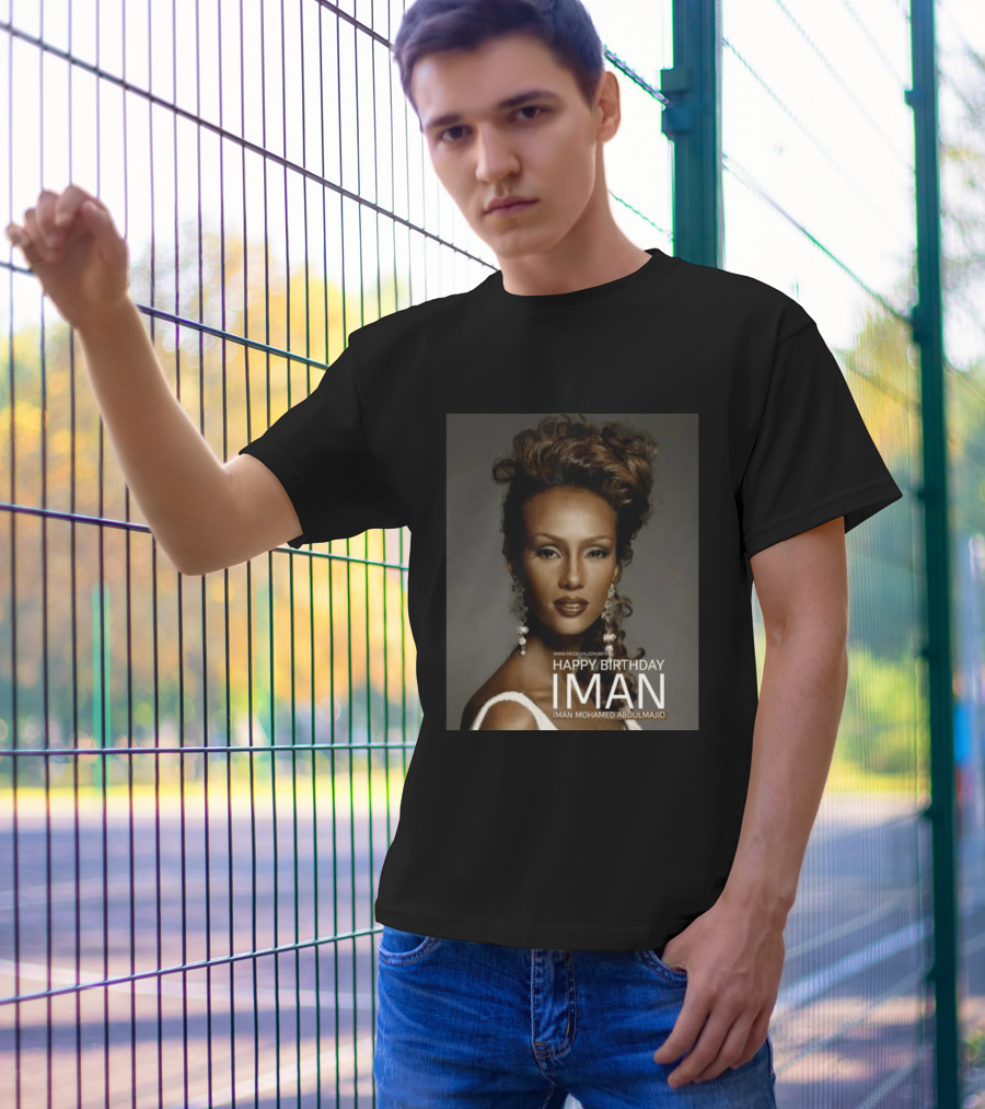 Happy Birthday Iman Mohamed Abdulmajid Celebration T-Shirt