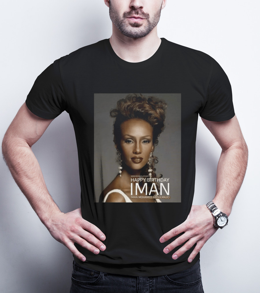 Happy Birthday Iman Mohamed Abdulmajid Celebration T-Shirt