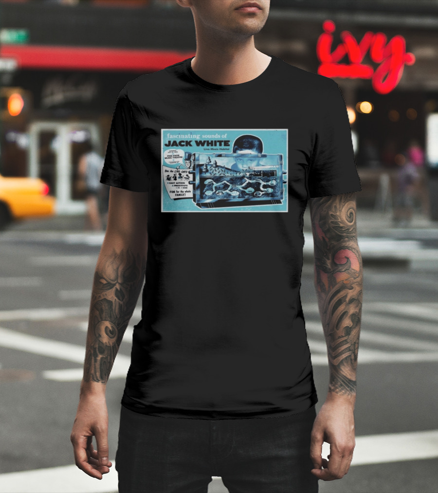Fascinating Sounds Of Jack White Live Music Habitat Pine Knob Music Theatre 2026 T-Shirt