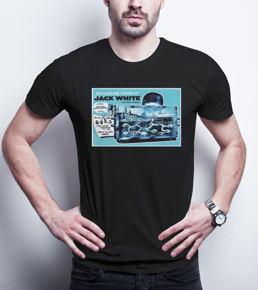 Fascinating Sounds Of Jack White Live Music Habitat Pine Knob Music Theatre 2026 T-Shirt