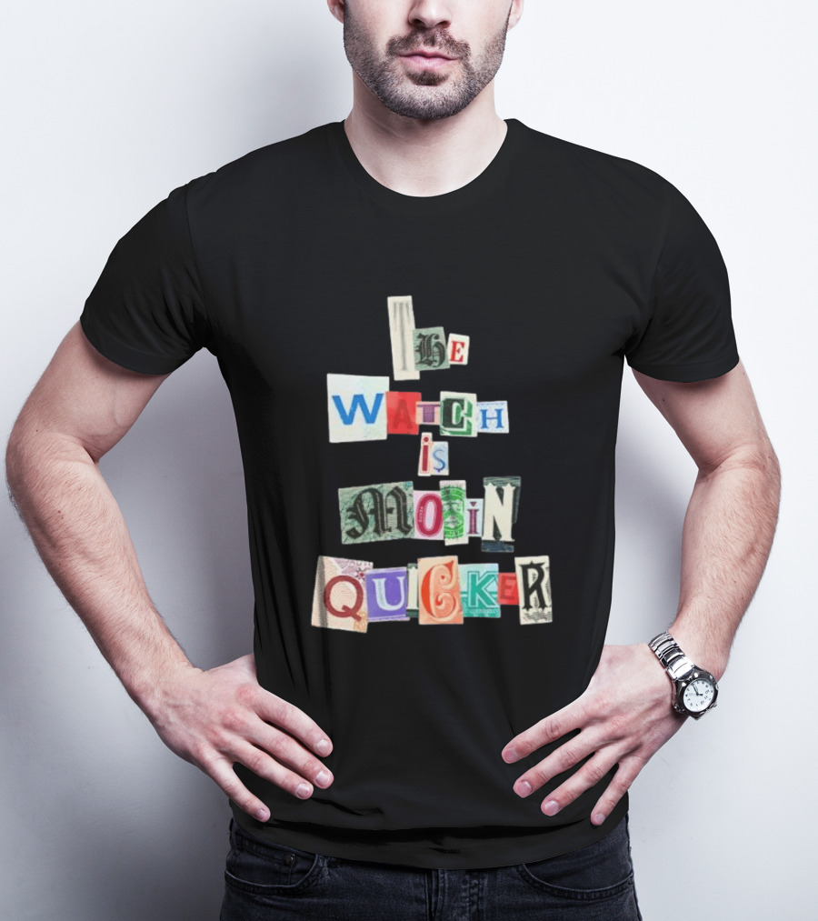 The Is Moin Quicker Collage T-Shirt