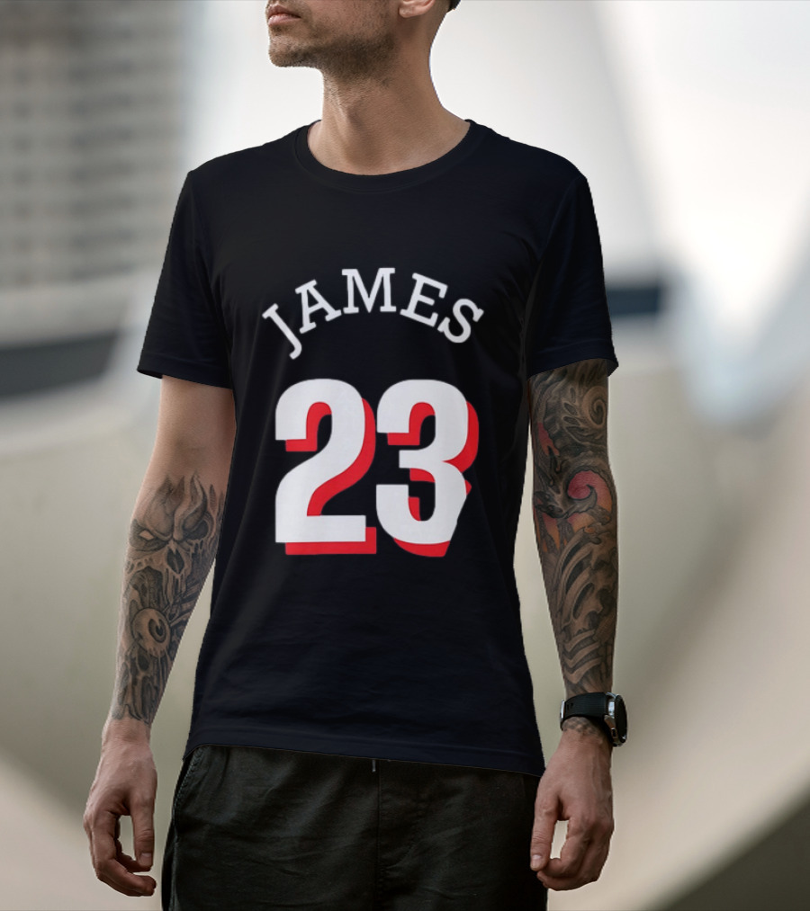 LeBron James 23 Jersey Philadelphia 76ers T-Shirt