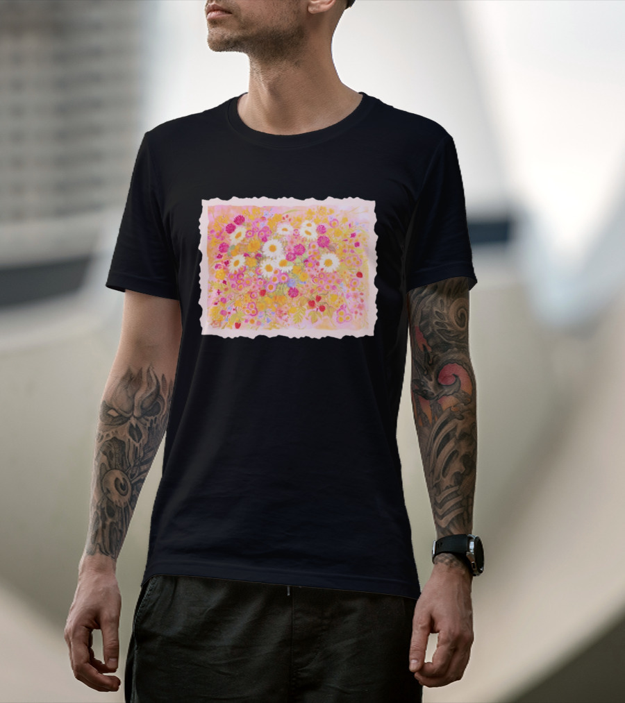 Weeds Are Flowers Too A A Milne Floral Painting With Colorful Blossoms T-Shirt