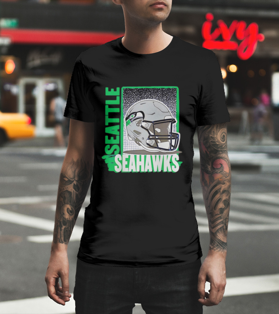 Seattle Seahawks Helmet NFL Football Team Gear T-Shirt