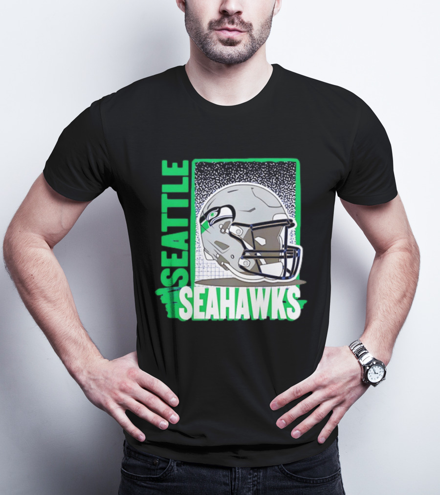 Seattle Seahawks Helmet NFL Football Team Gear T-Shirt