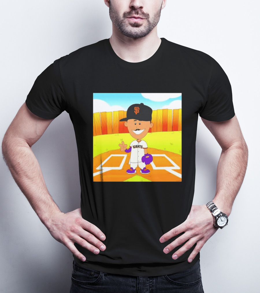 Willy Adames San Francisco Giants Cartoon Player T-Shirt
