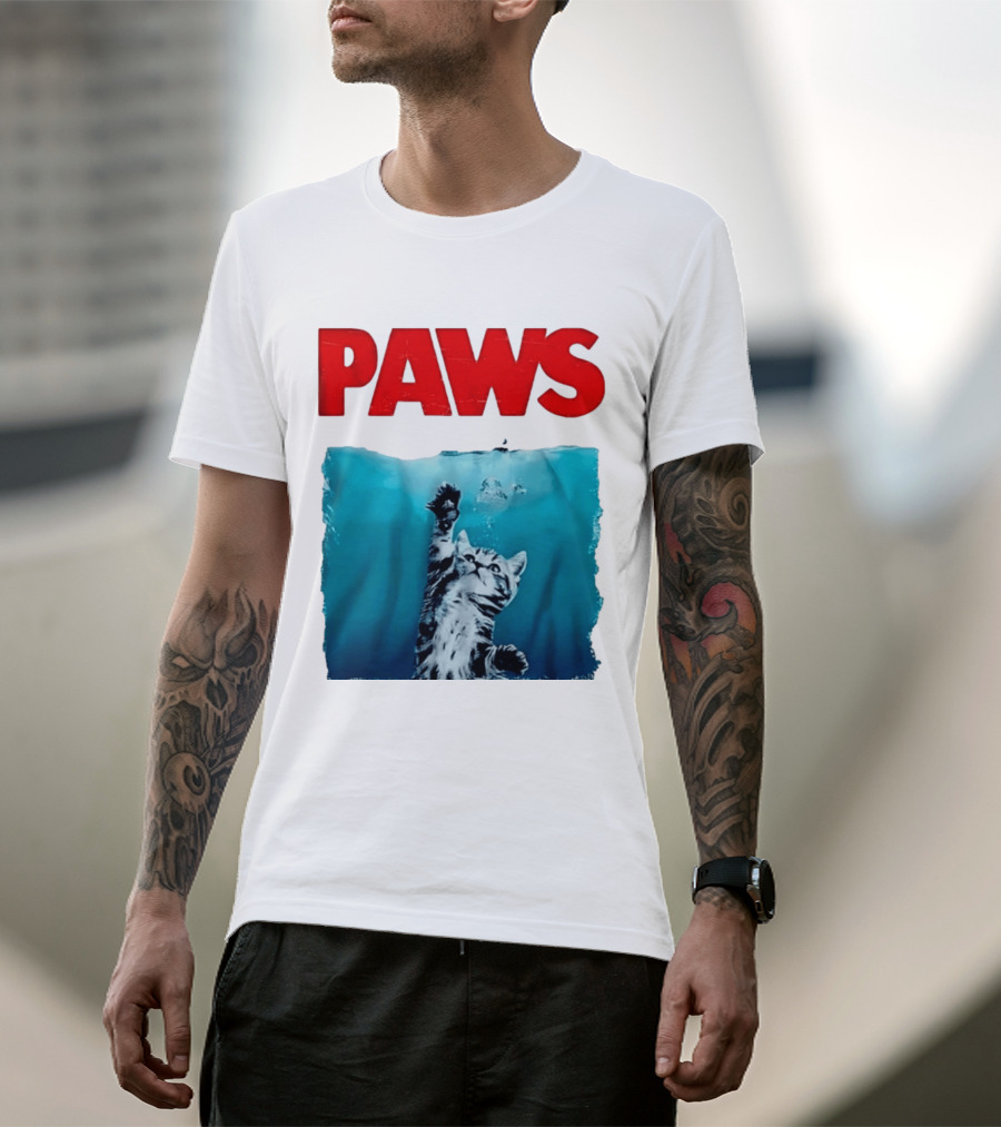 PAWS Cat Kitten Jaws T-Shirt