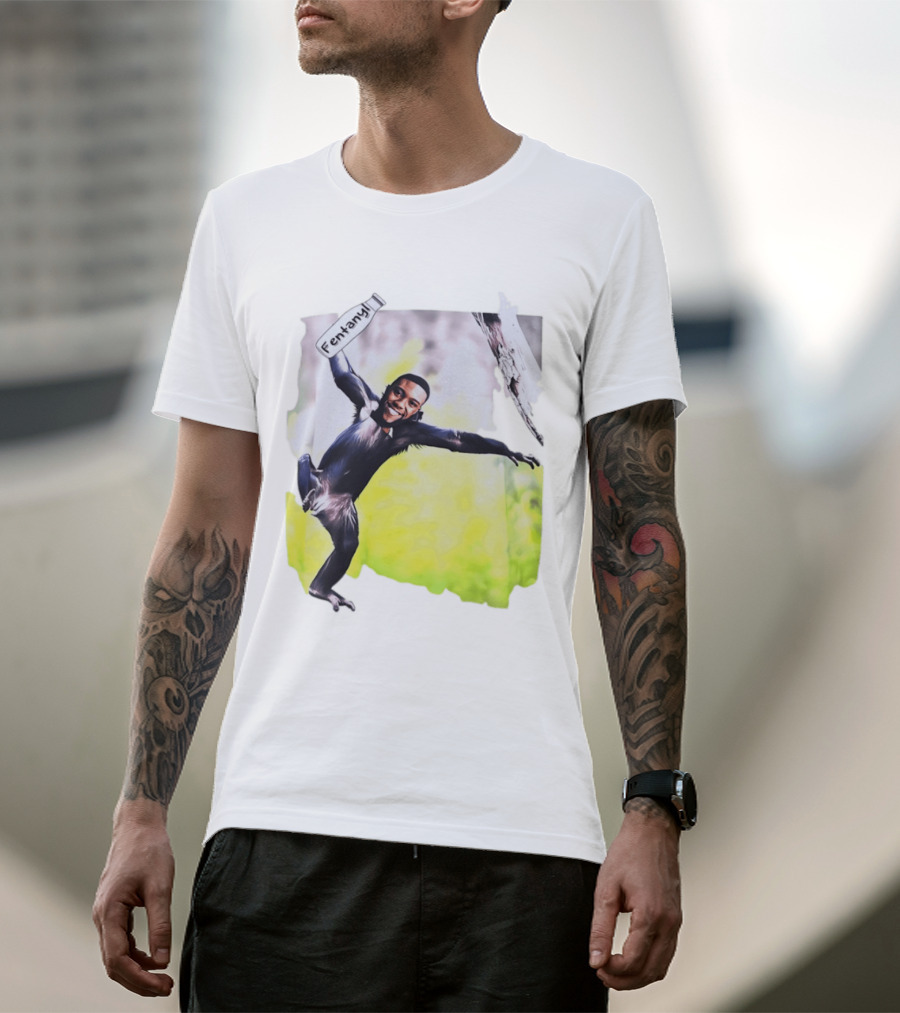Chadwick Boseman Fentanyl Monkey T-Shirt