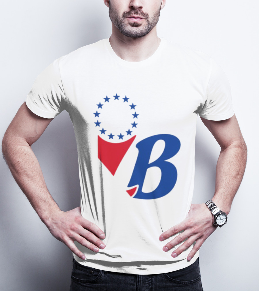 Chinatown Market Store Let Brotherly Love Philadelphia B Icon Circle Stars T-Shirt