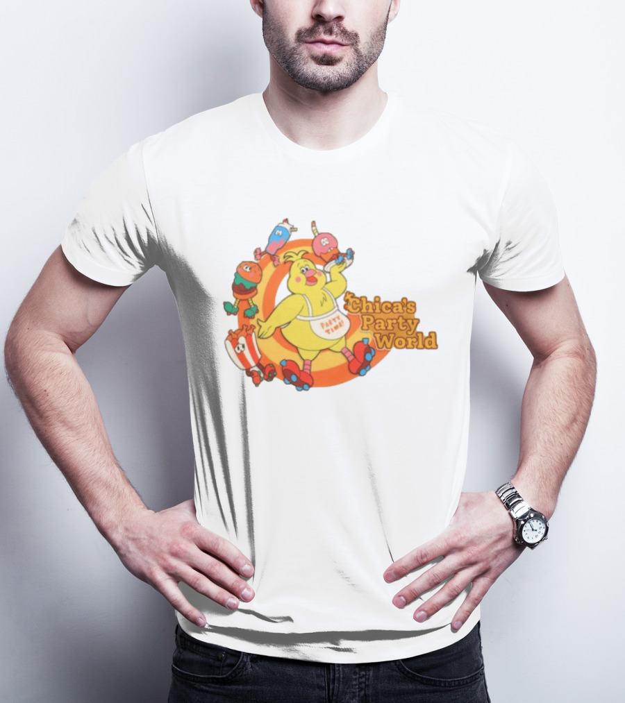 Hex Store Hex X Fnaf Chica's Party World Secret Of The Mimic 2 Party Time T-Shirt