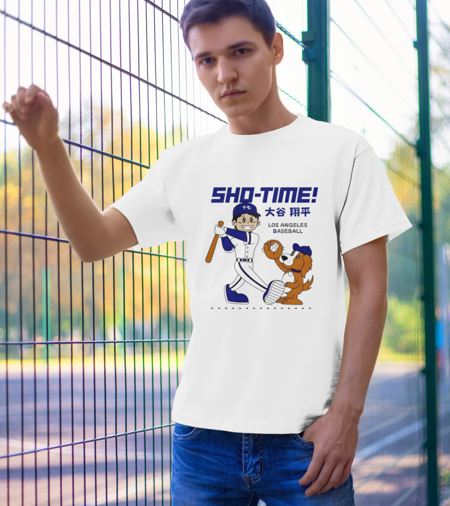 SHO TIME Shohei Ohtani Los Angeles Baseball Anime T-Shirt