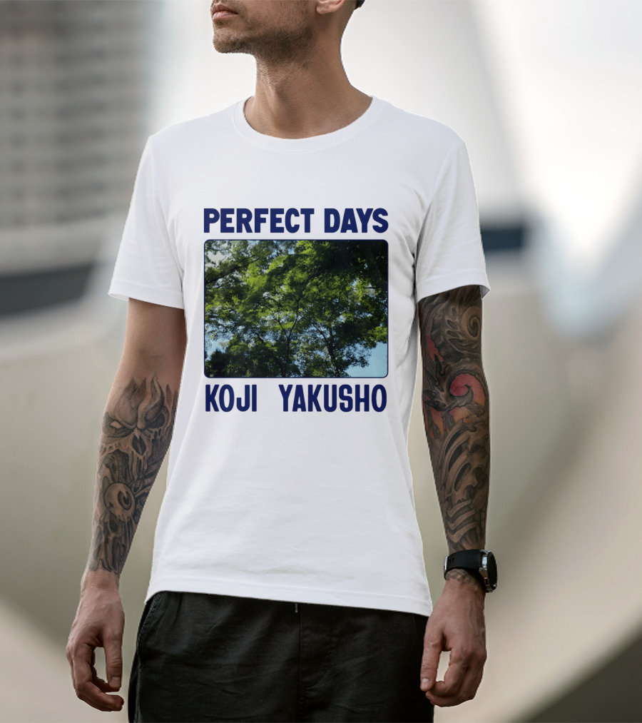 Perfect Days Koji Yakusho Forest Scene T-Shirt