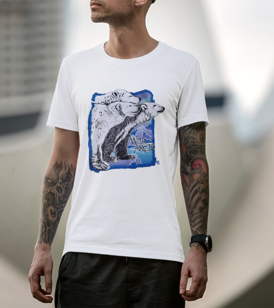 Polar Bear Trio Wild Arctic Sea World Wildlife T-Shirt