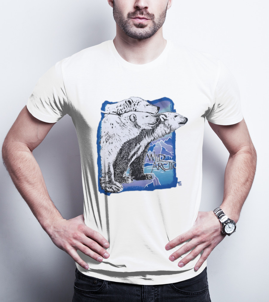 Polar Bear Trio Wild Arctic Sea World Wildlife T-Shirt