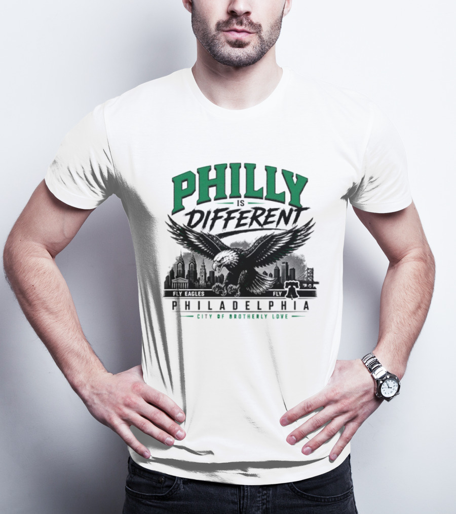 Philly Is Different Philadelphia Eagles City Of Brotherly Love T-Shirt