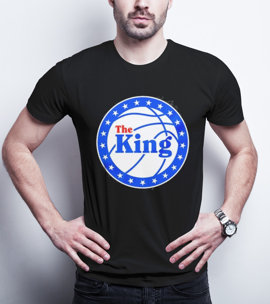 Philadelphia 76ers The King NBA Basketball Stars T-Shirt